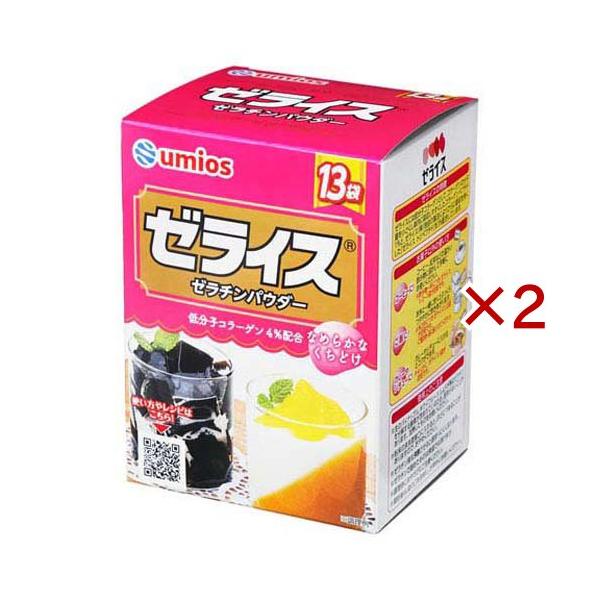 ゼライス/粉類/ブランド：Umios(ウミオス)/【発売元、製造元、輸入元又は販売元】Umios株式会社/・単品JAN：4901901293712/【ゼライスの商品詳細】●お湯の中に振り入れてかき混ぜるだけで簡単に溶ける、顆粒状のゼラチンで...