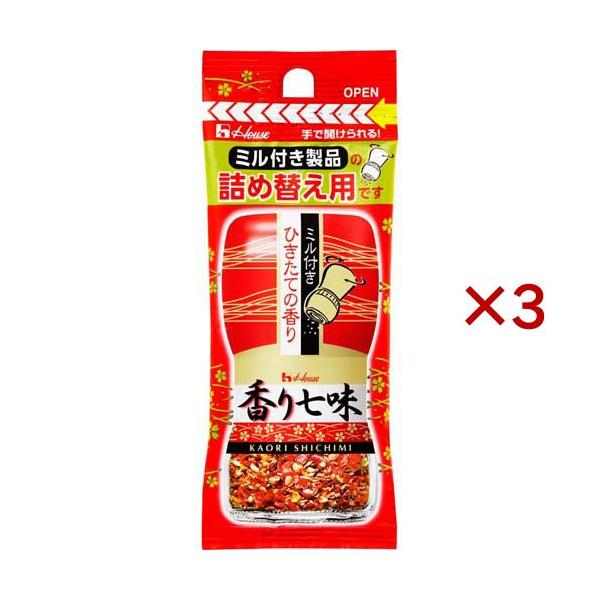 ハウス 香り七味 詰め替え用袋(詰替え用 詰替用 つめかえ用)/調味料/【発売元、製造元、輸入元又は販売元】ハウス食品/・単品JAN：4902402382462/【ハウス 香り七味 詰め替え用袋の商品詳細】●引き立ての香りが楽しめます。●山...