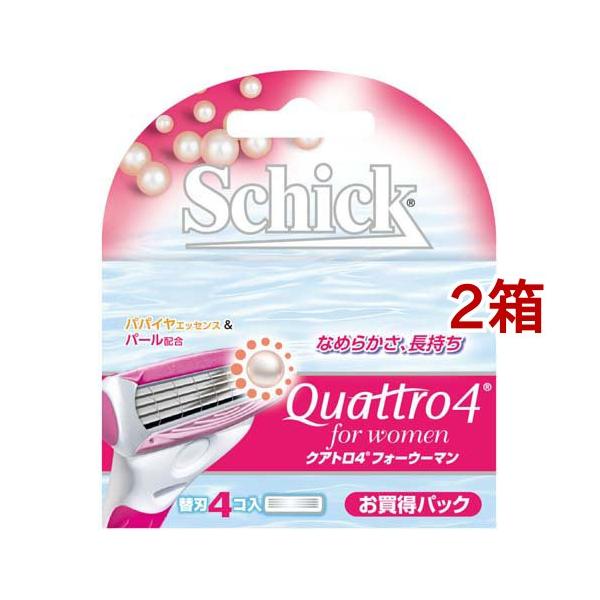 シック クアトロ4 フォーウーマン 替刃(Schick Quattro4 for women)/シェービング・カミソリ/ブランド：シック/【発売元、製造元、輸入元又は販売元】シック・ジャパン/・単品JAN：4891228302801/【シッ...
