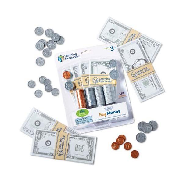 アメリカ通貨 紙幣とコインセット/ベビーおもちゃ/ブランド：Learning Resources(ラーニング リソーシズ)/【発売元、製造元、輸入元又は販売元】Learning Resources.Inc./【アメリカ通貨 紙幣とコインセッ...