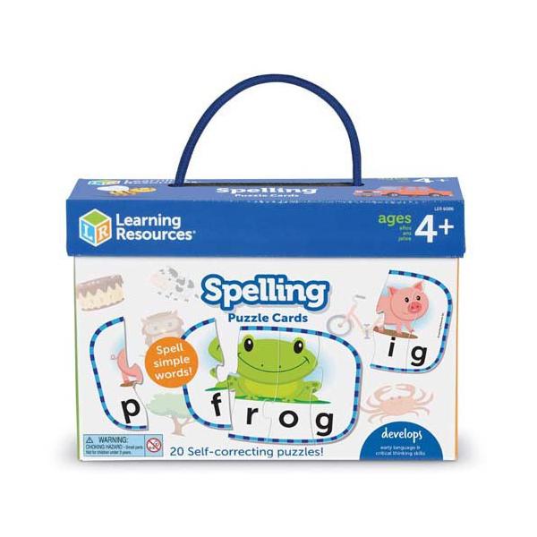 パズルカードスペル/ベビーおもちゃ/ブランド：Learning Resources(ラーニング リソーシズ)/【発売元、製造元、輸入元又は販売元】Learning Resources.Inc./【パズルカードスペルの商品詳細】●イラストと英...