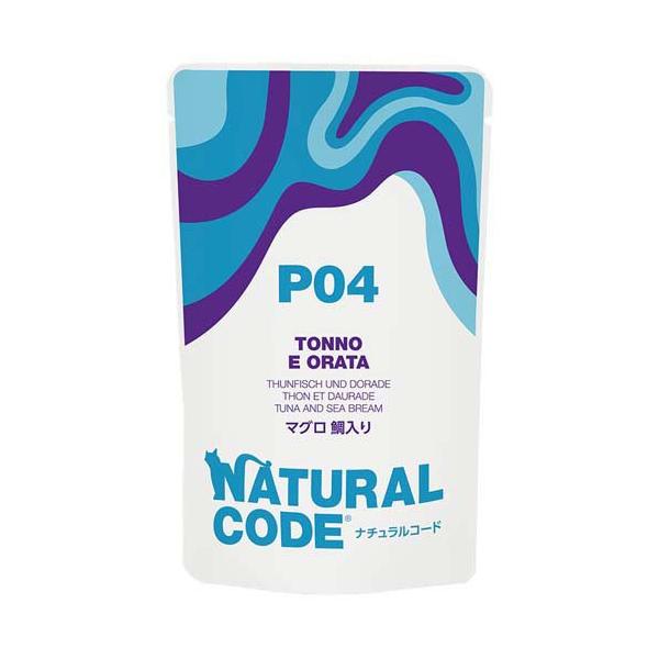NaturalCode NCP4 マグロ 鯛入りパウチタイプ/猫用品/ブランド：Natural Code(ナチュラルコード)/【発売元、製造元、輸入元又は販売元】Tricco International/【NaturalCode NCP4 ...