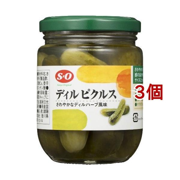 SO ディルピクルス/缶詰類/ブランド：S=O(サンヨーオリジナル)/【発売元、製造元、輸入元又は販売元】讃陽食品工業/・単品JAN：4966565166727/【SO ディルピクルスの商品詳細】●パリッとした食感と、爽やかなディルハーブ風...