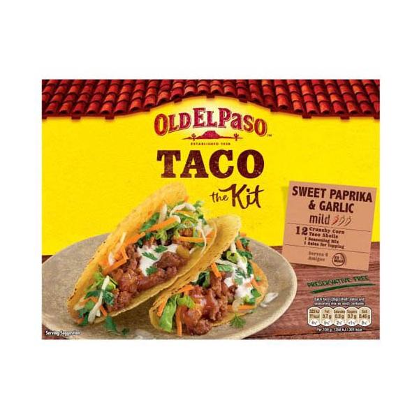 オールドエルパソ タコスキット/米・穀類/ブランド：オールドエルパソ/【発売元、製造元、輸入元又は販売元】三菱食品/【オールドエルパソ タコスキットの商品詳細】●手軽に本格的なタコスを作れるキットです。●このタコスキットと、ひき肉、レタスや...