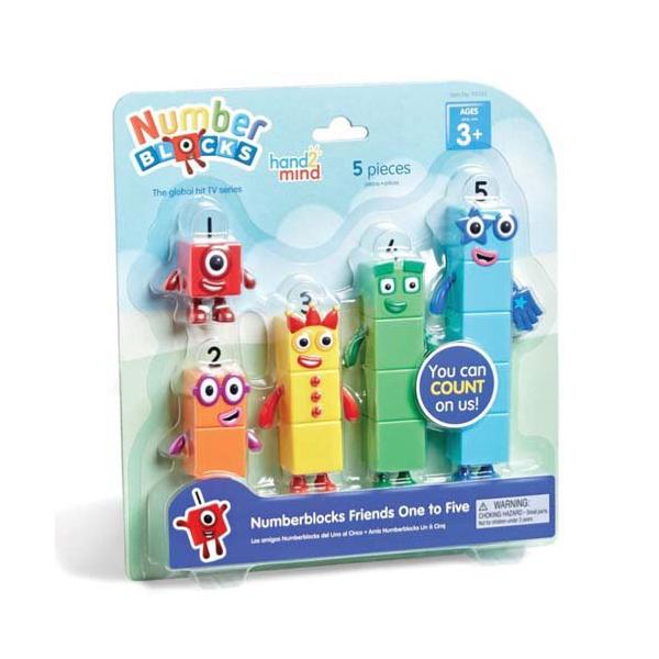 ナンバーブロックス キャラクターフィギュア 1〜5/ベビーおもちゃ/ブランド：ナンバーブロックス(Numberblocks)/【発売元、製造元、輸入元又は販売元】hand2mind.Inc./【ナンバーブロックス キャラクターフィギュア 1...