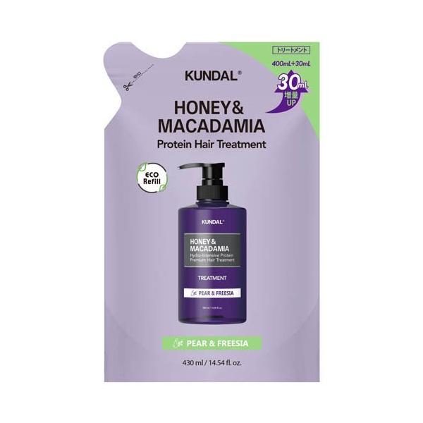 クンダル H＆Mトリートメント ペアー＆フリージア 詰替/トリートメント/ブランド：クンダル/【発売元、製造元、輸入元又は販売元】ドクターブイティー/【クンダル H＆Mトリートメント ペアー＆フリージア 詰替の商品詳細】●ハチミツエキス※1...