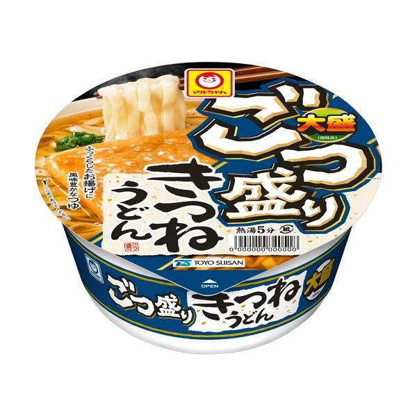 マルちゃん ごつ盛り きつねうどん ケース/麺類/ブランド：マルちゃん/【発売元、製造元、輸入元又は販売元】東洋水産/【マルちゃん ごつ盛り きつねうどん ケースの商品詳細】●かつお、煮干し、昆布のだしが利いた讃岐風うどんつゆに、味のしみた...