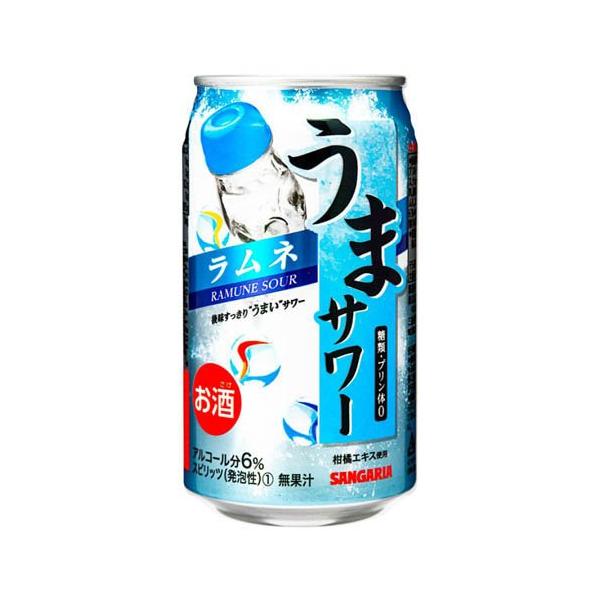 うまサワーラムネ/アルコール飲料/ブランド：サンガリア/【発売元、製造元、輸入元又は販売元】日本サンガリアベバレッジカンパニー/【うまサワーラムネの商品詳細】●柑橘エキスを使用し、爽やかな香りと懐かしいラムネの風味をお楽しみいただけます。●...