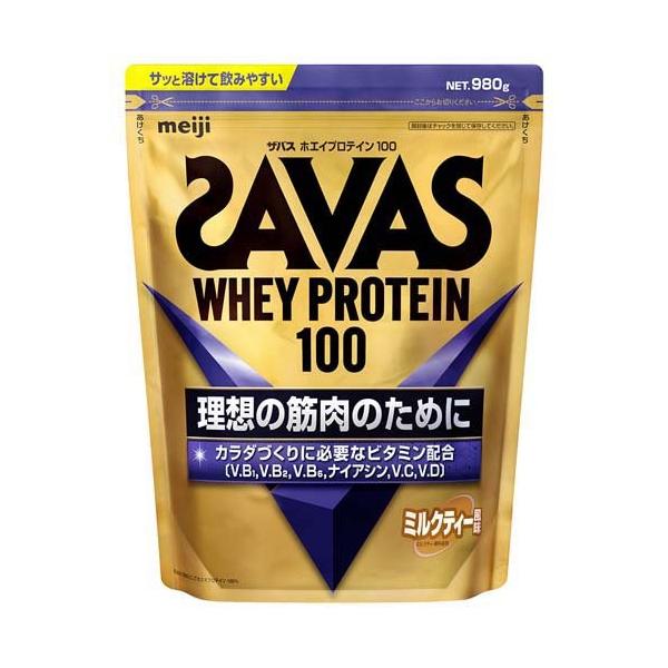 ザバス ホエイプロテイン100 ミルクティー風味/プロテイン/ブランド：ザバス(SAVAS)/( インフォームドプロテイン認証 )/【発売元、製造元、輸入元又は販売元】明治/【ザバス ホエイプロテイン100 ミルクティー風味の商品詳細】●た...