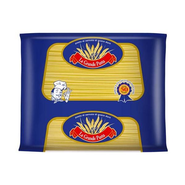 ラ・グランデ スパゲッティ 4kg 太さ 1.65mm (標準) デュラム小麦100％使用 業務用(ラグランデ La Grande スパゲッティー スパゲティー 4000g)/麺類/ブランド：ラティーノ/( 大容量 地中海 スパゲティ 乾麺...