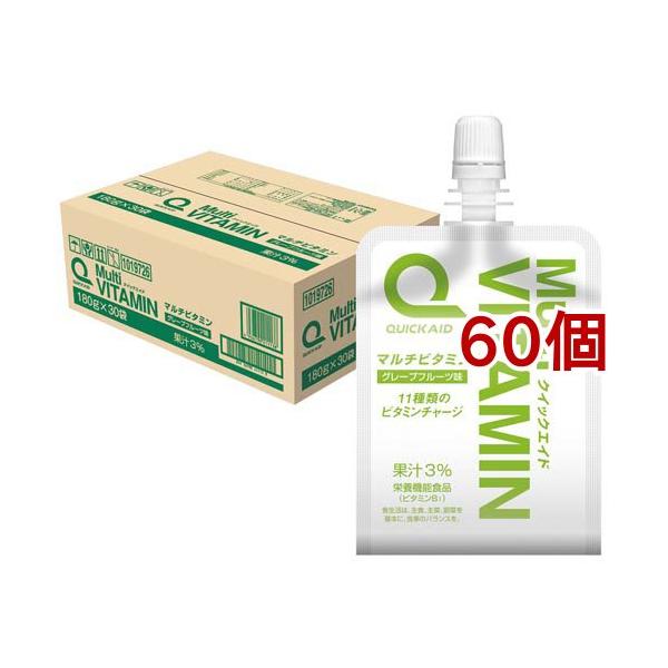 クイックエイド マルチビタミン 11種類のビタミン 栄養機能食品 ゼリー飲料(quick aid)/ダイエット食品/ブランド：神戸居留地/【発売元、製造元、輸入元又は販売元】富永貿易/・単品JAN：4936790411138/【クイックエイ...
