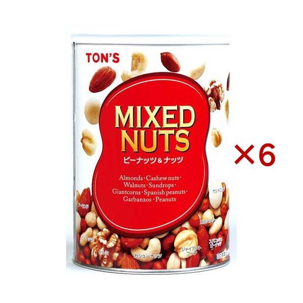 トン ミックスナッツ缶/お菓子/ブランド：TON'S/【発売元、製造元、輸入元又は販売元】東洋ナッツ食品/・単品JAN：4901998302038/【トン ミックスナッツ缶の商品詳細】●おやつ、おつまみとして家族みんなで手軽に楽しめる、ミッ...