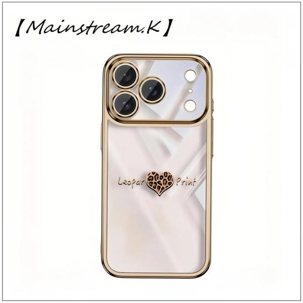 25-R082材質：シリコーン製愛らしいヒョウ柄とハートデザインが特徴的なシリコンケースです。透明感のある素材を使用し、スマートフォンの美しいデザインを損なうことなく保護できます。シリコン製で柔軟性があり、装着や取り外しが簡単。四色展開で、...