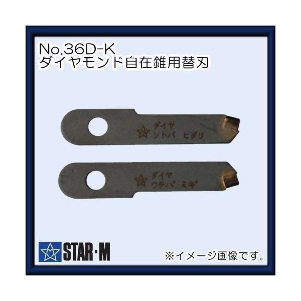 ダイヤモンド自在錐(No.36D・NO.36DL)用ダイヤ替刃(2枚1組)　36D-K適合機種：ダイヤモンド自在錐(No.36D・NO.36DL)・ダイヤモンドワンタッチ自在錐(NO.5010D)NO.5010Dダイヤモンドワンタッチ自在錐...