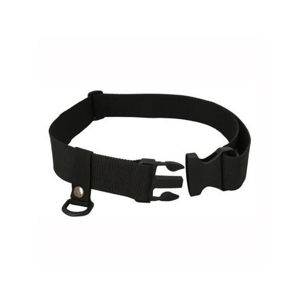 ワンタッチベルト(黒金) B-01BGサポートベルトとあわせてお使い頂ける作業用ベルトです。脱着が簡単なサイドプッシュ式ワンタッチベルトです。幅50mm長さ調整が可能ですサイズ：120(L)ｘ50(W)mmJANコード：4952520412...