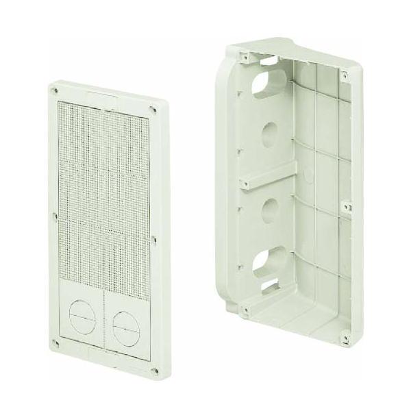 プラ直角サポート 自在板用自己消火性樹脂許容静荷重：垂直方向(98N(10kgf))電力計を壁に対して直角に付ける場合等に使用します。錆の心配が無いオール樹脂製取付自在板(BF-4222型)付外壁にあわせて選べる5色適合計器箱：単相小/大・...