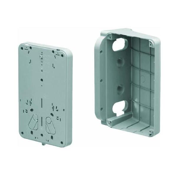 プラ直角サポート 取付板用電力計を壁に対して直角に付ける場合等に使用します。錆の心配が無いオール樹脂製外壁にあわせて選べる色許容静荷重：垂直方向98N(10kgf)メーカー：未来工業株式会社(MIRAI)