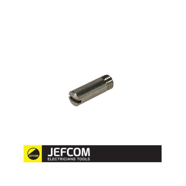 通線用より戻しの交換部品●適用品番 ・通線用より戻し：DK-10K ・スイベルグリップ：DSGY-30H-DK 仕様 ・本体サイズ・質量：8mm×25mm×8mm・9g ・材質:スチール・原産国：日本メーカー：ジェフコム株式会社(デンサン・...