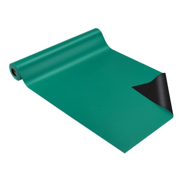 RoHS指令に適合したNBR製マット外形寸法：1（W）×10（L）m重量：35kg厚さ：2mmESD管理値：1×104≦Rp≦1ｘ108Ω材質：NBR■アース線は付属しておりません。別途お求めください。メーカー：ホーザン株式会社(HOZAN)