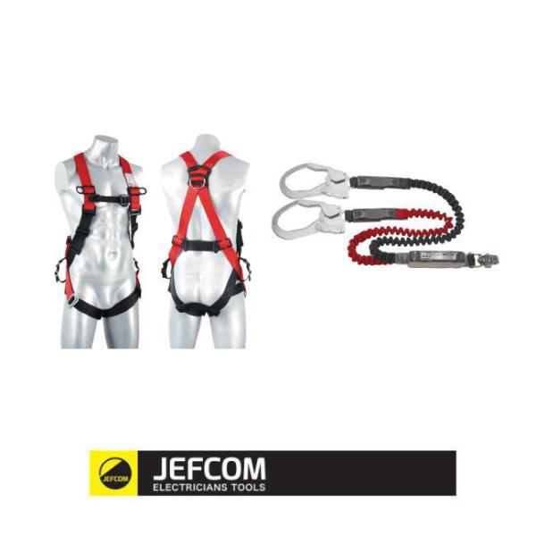 フルハーネスとランヤードのセット 商品特長・フルハーネス：DB-HN-15DS・フルハーネス用ランヤード：DB-HL-160SW仕様DB-HN-15DS・肩 腿ベルト：幅45mmポリエステル・胸ベルト：幅25mmナイロン・肩バックル：スチー...