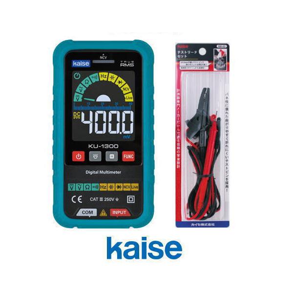 特長真の実効値型明るいバックライト、見やすい大型カラーLCDバーグラフ付きLCD滑りを防ぎ、本体を衝撃から護るホルスターが付属無駄な電池の消耗を防ぐオートパワーオフ機能、ディスプレイホールド機能付き非接触電圧検知機能（NCV）、活線検知（L...