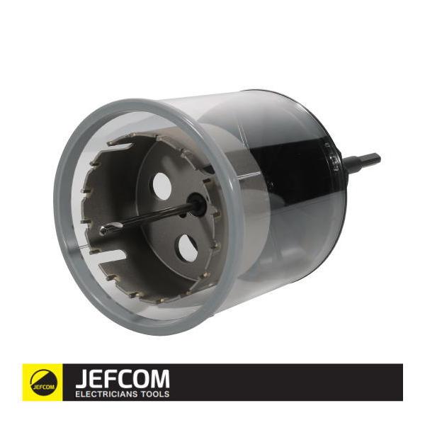 ダウンライトの取り付け穴加工に最適商品特長●スリムサイズで、壁のキワも穴あけ可能●ストレートシャンク(10mm)●超硬チップ刃先で、石膏ボード・コンパネからサイディングまで穴あけ可能●防じんカバー付●回転用●使用電動工具：電動ドリル（AC・...