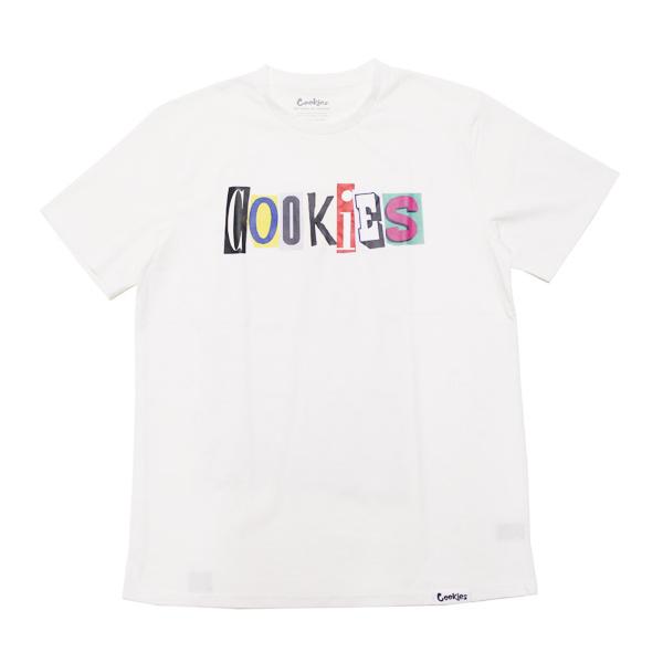 様々なフォントでブランドネームをデザインしたプリントTシャツです。[ ブランド ] COOKIES CLOTHING/クッキーズクロージング[ 商品名 ] RANSOM S/S TEE[ カラー ] ホワイト[ 素材 ] コットン 60%/...