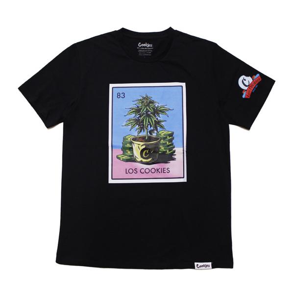 フロントにウィードとマネーをモチーフにしたグラフィック、左袖にロゴプリントを落とし込んだデザインのTシャツです。[ ブランド ] COOKIES CLOTHING/クッキーズクロージング[ 商品名 ] LOTERIA S/S TEE[ カラ...