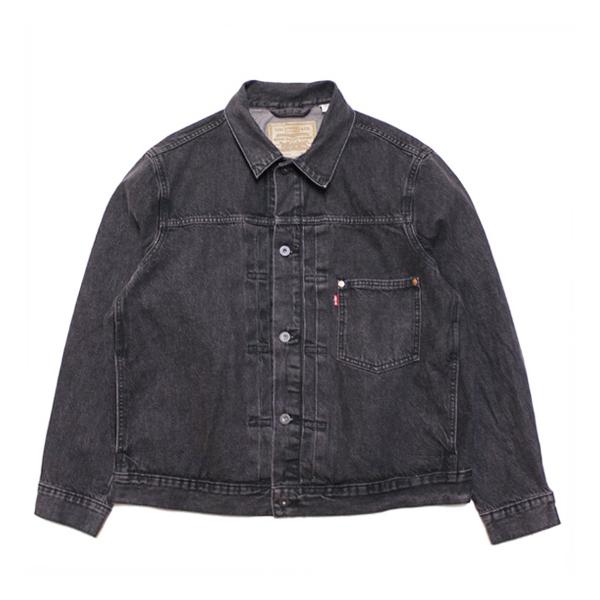 1936年のType I Trucker Jacketを復刻したヴィンテージ風シルエットのタイプ1トラッカーデニムジャケット。前面に入れたダブルプリーツ、ビッグEの赤タブを使用したシングルの胸ポケット、フィット感を調整できるシンチバックなど...
