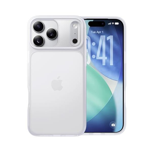 【ご案内と保証内容】本製品はiPhone 17 pro ケース用（6.3インチ）、ストラップホール付き。※【ご注意】：MagSafeアクセサリーの磁力吸着機能はご利用いただけませんが、軽量・薄型設計のためケースを装着したままでもQi規格のワ...