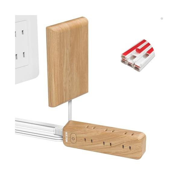 コンセント カバー 木目調：コンセントプラグはカバーが付いています。プラグピンを含まないカバーサイズは約148?×95?×20?です。※ご注意：カバーの深さは約20?ですから、壁コンセントと本製品のサイズが異なる場合は、本製品を挿入する際に...