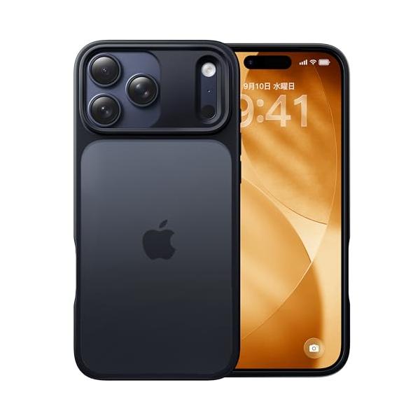 【ご案内と保証内容】本製品はiPhone 17 pro ケース用（6.3インチ）、ストラップホール付き。※【ご注意】：MagSafeアクセサリーの磁力吸着機能はご利用いただけませんが、軽量・薄型設計のためケースを装着したままでもQi規格のワ...