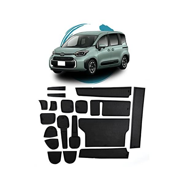 「適合車種」 ：トヨタ 新型シエンタ 10系 3代目 MXPL1#G/MXPC10G型（2022.8?現行）「材質 」：高品質シリコンラバー、水洗いOK、繰り返して使えます「特徴」： 生物工学原理設計、ノンスリップ（滑り止め）、引っ掻く疵防...