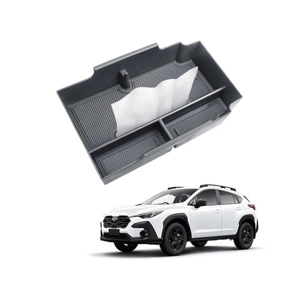 ?【車種専用】新型スバル クロストレック GU系 GUD/GUE型 2022.9~?【HUAHAO新開発ナノ銀イオン注入技術・抗菌特化】HUAHAOの新開発のナノ銀イオン注入技術を活用して、コンソールトレイの表面にナノ銀イオン注入加工して高...