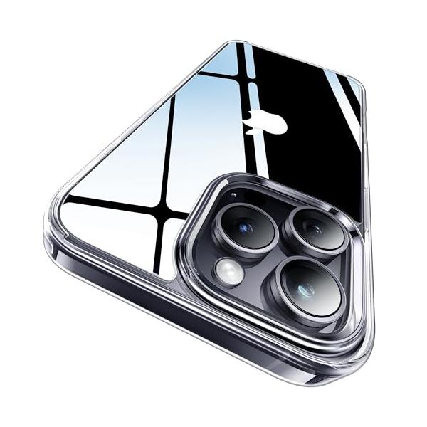 【究極の美しさ・99.99％の透明感】高透明度ダイヤPC素材を採用し、スマホ本来の美しさをそのまま引き立てます。特許取得の「CRYS-GEL」技術でケース内部に分子が浸透し、変色や劣化を徹底的に防止。180日間続く驚異的な透明感で、透明度と...