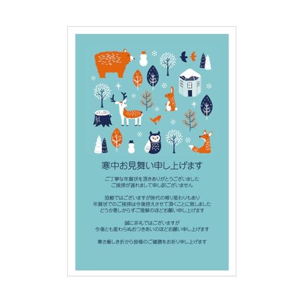 寒中見舞いでの年賀状じまいはがき
