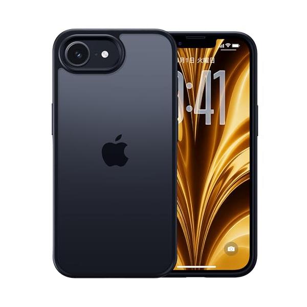 【ご案内と保証内容】本製品はiPhone 16e ケース用（6.1インチ）、ストラップホール付き。※【ご注意】：MagSafeアクセサリーの磁力吸着機能はご利用いただけませんが、軽量・薄型設計のためケースを装着したままでもQi規格のワイヤレ...