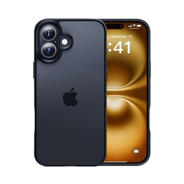 【ご案内と保証内容】本製品はiPhone 16 ケース用（6.1インチ）、ストラップホール付き。※【ご注意】：MagSafeアクセサリーの磁力吸着機能はご利用いただけませんが、軽量・薄型設計のためケースを装着したままでもQi規格のワイヤレス...