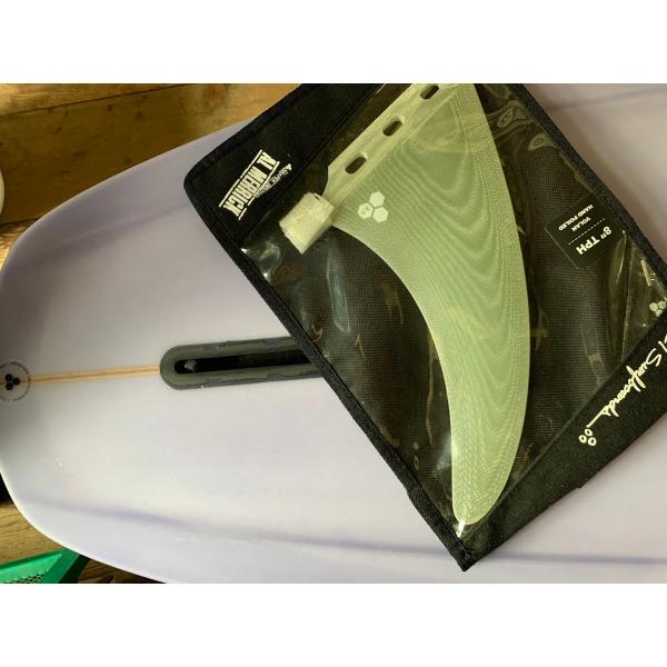 チャネルアイランズサーフボード　CHANNEL ISLANDS SURFBOARDS6'7(200.6) X21(53.3) X2 11/16 (6.8)VOLUME:41.4LROUND,color 全面薄いパープルFIN SYSTEM:...