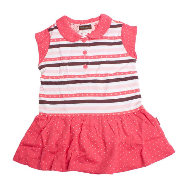 LeTopの姉妹ブランド「Rabbit Moon」！品質の良さと キュートなデザインで大人気です。やわらかいコットン100％で着心地にこだわっています。安心してお子さんに着させられます。サーモンピンク×白素材：綿100%