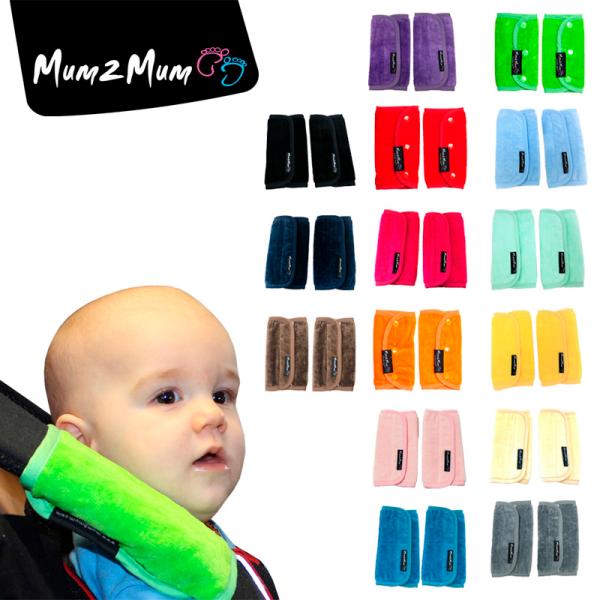 マムトゥーマム【Mum2Mum】(マムトゥーマム) 日本正規品  抱っこ紐・ベビーカー用　サッキングパッド/よだれパッド/2枚セット/全14カラー☆数々の賞を受賞した世界のママが認めた高品質ブランド！一度使ったら手放せない！リピーター続出で...