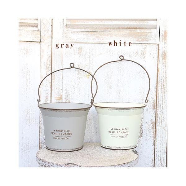 ナチュラルなブリキポットです。※植物は別売りです。ご希望の色がございましたらオプションからお選びください。（在庫状況によりご希望に添えない場合がございます。）（サイズ：W16.5×H14(32cm)　内径：16cm　材質：TIN(チタン)　...