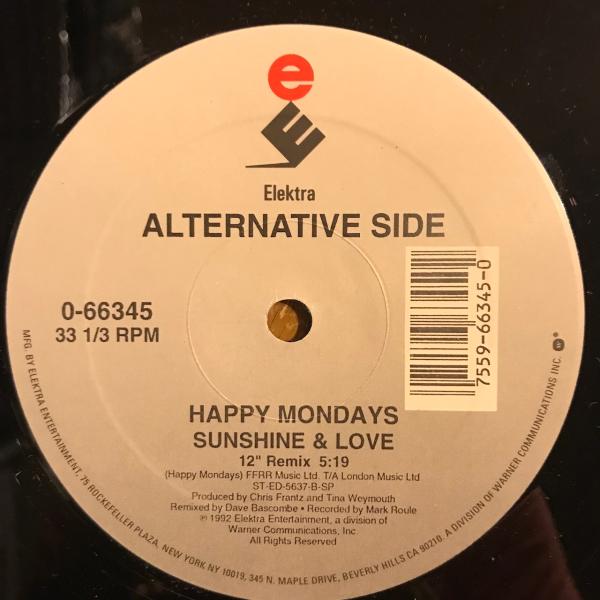 タイトル：Sunshine And Loveアーティスト：Happy Mondaysメディア：Very Good +スリーブ：Good1992年リリースのハウスクラシック。Remixは、Junior Boy's Ownの創始者であるTerr...