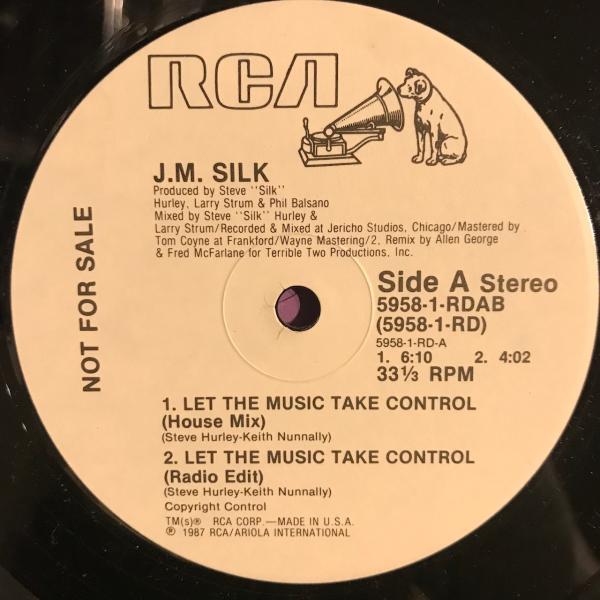 タイトル：Let The Music Take Controlアーティスト：J.M. Silkメディア：Very Goodスリーブ：Very Good1987年リリースのシカゴハウスクラシック。シカゴの大御所Steve "Silk" Hur...