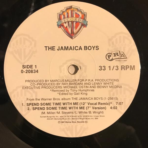 タイトル：Spend Some Time With Meアーティスト：The Jamaica Boysメディア：Near Mintスリーブ：Near Mint1988年リリースのハウスクラシック。Remixed By Tony Humphr...