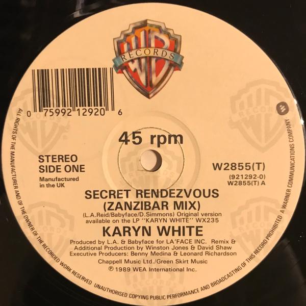 タイトル：Secret Rendezvous - The Remixesアーティスト：Karyn Whiteメディア：Very good +スリーブ：Very Good +1989年リリースのR＆Bクラシックですが、Tony Humphri...