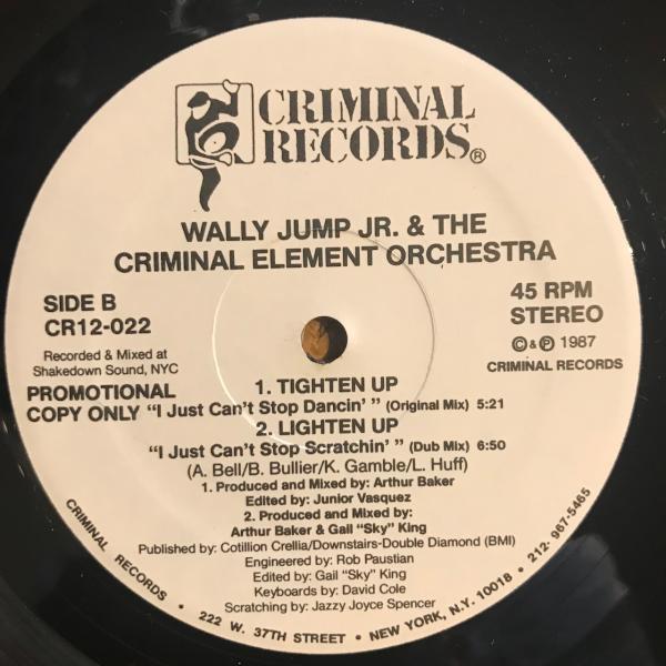 タイトル：Tighten Up (I Just Can't Stop Dancin')アーティスト：Wally Jump Jr &amp; The Criminal Elementメディア：Very Good +スリーブ：Good1986年...