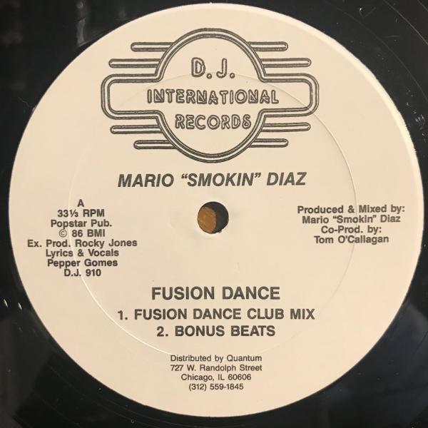 タイトル：Fusion Danceアーティスト：Mario "Smokin" Diazメディア：Very Goodスリーブ：Good1986年リリースのシカゴハウスクラシック。この辺は、再発もされないでしょうから、オリジナルの中古をぜひ！