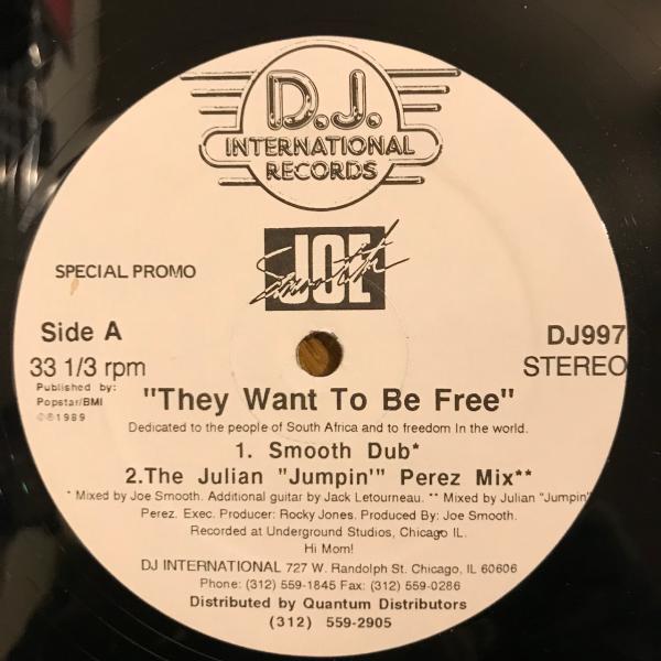 タイトル：They Want To Be Free / Let The Music Take Controlアーティスト：Joe Smooth / Tyreeメディア：Very Good +スリーブ：Good1989年リリースのカップリング...