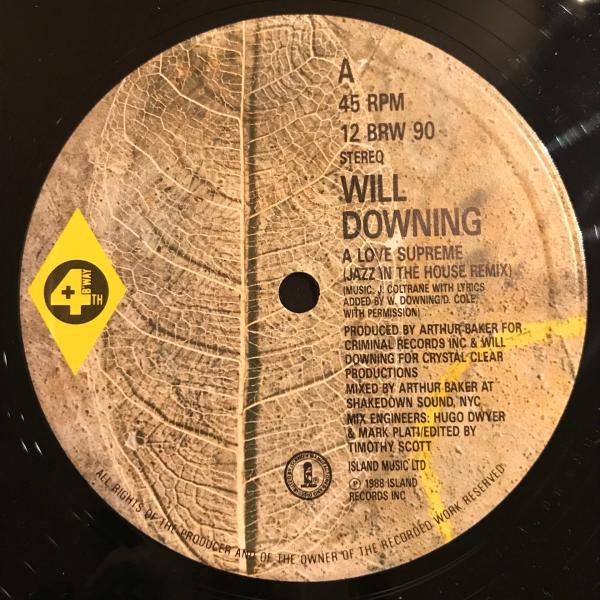 タイトル： A Love Supreme (Jazz In The House Mix)アーティスト：Will Downingメディア：VG+スリーブ：VGJohn Coltraneの名曲にC+CのDavid Coleが詩を付け、Arthu...